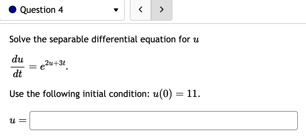 Solved For each differential equation, indicate the order as | Chegg.com