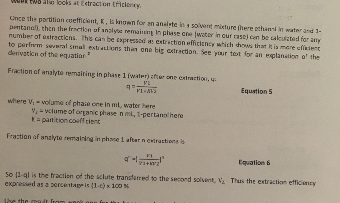Solved 1. An analyte has a partition coefficient of 2.0 | Chegg.com