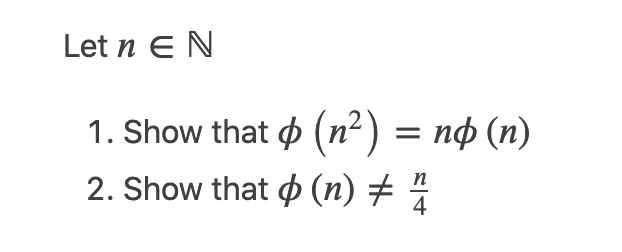 Solved Let n EN = 1. Show that ^ (n2) = no (n) 2. Show that | Chegg.com