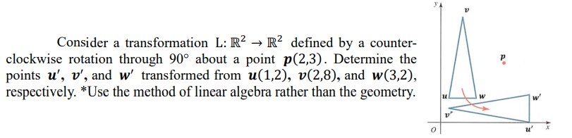 Solved Consider a transformation L:R2→R2 defined by a | Chegg.com