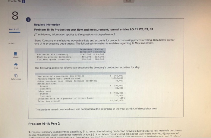 Solved Chapter 16 0 Required information Problem 16-1A | Chegg.com Solved Chapter 16 0 Required information Problem 16-1A | Chegg.com