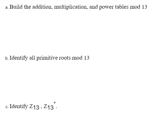Solved a. Build the addition, multiplication, and power | Chegg.com