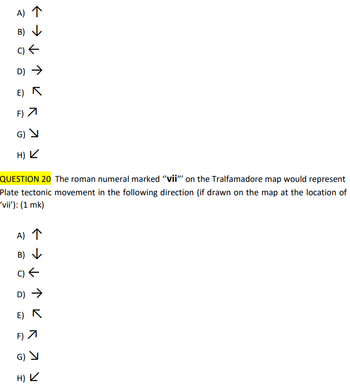 Solved \r\n\r\n\r\n\r\nQUESTION 17 The roman numeral marked | Chegg.com
