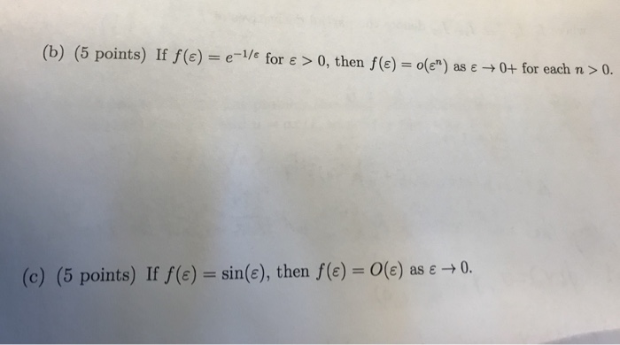 Solved 6. For each of the following statements, indicate | Chegg.com