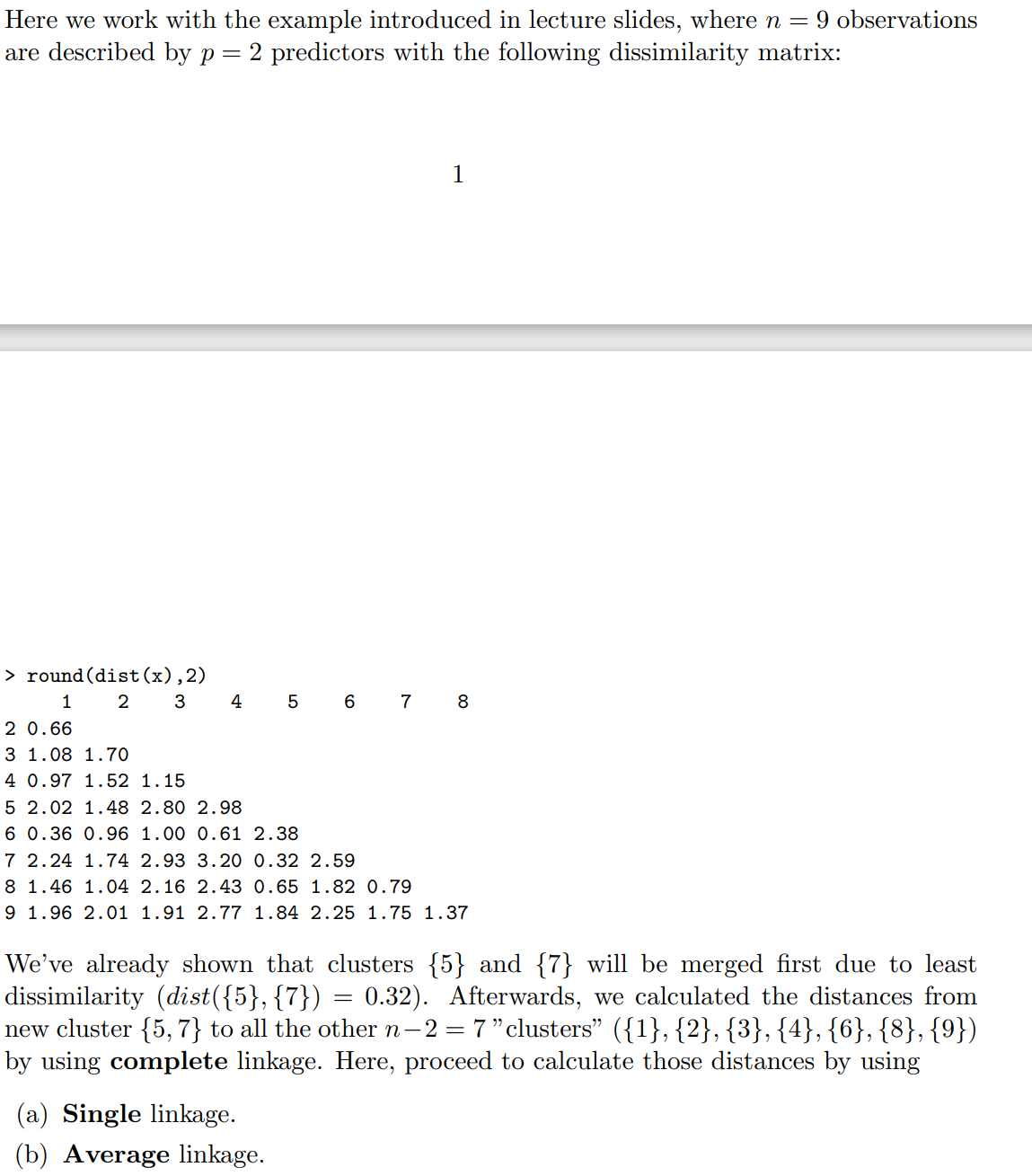 Here we work with the example introduced in lecture | Chegg.com