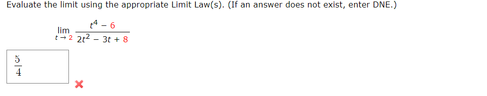 Solved Evaluate the limit using the appropriate Limit | Chegg.com