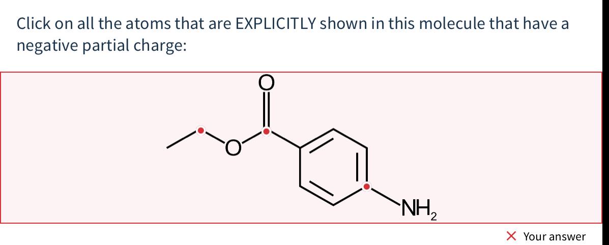 Solved Click on all the atoms that are EXPLICITLY shown in | Chegg.com
