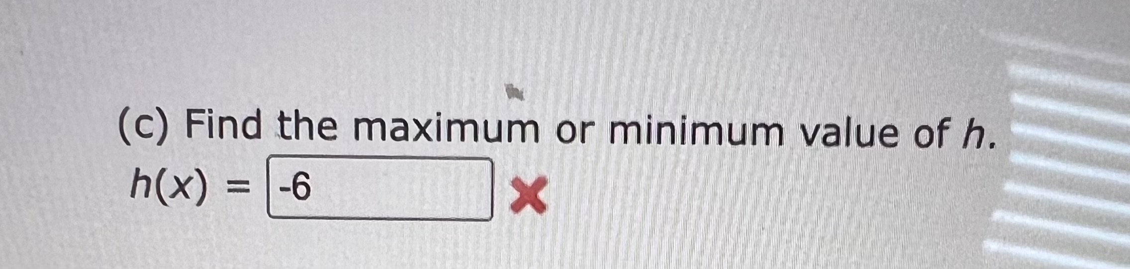 Solved h(x)=3−12x−12x2 (a) Express h in standard form. | Chegg.com