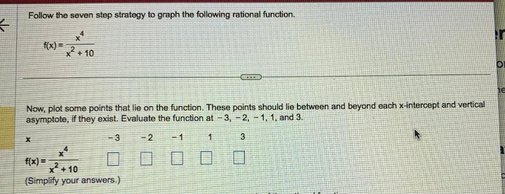 Solved Follow the seven step strategy to graph the following | Chegg.com