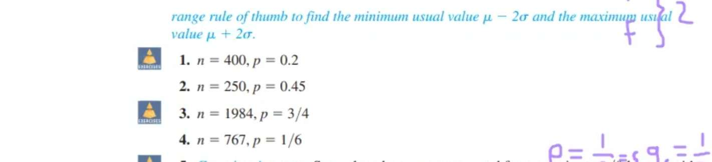 Solved range rule of thumb to find the minimum usual value | Chegg.com