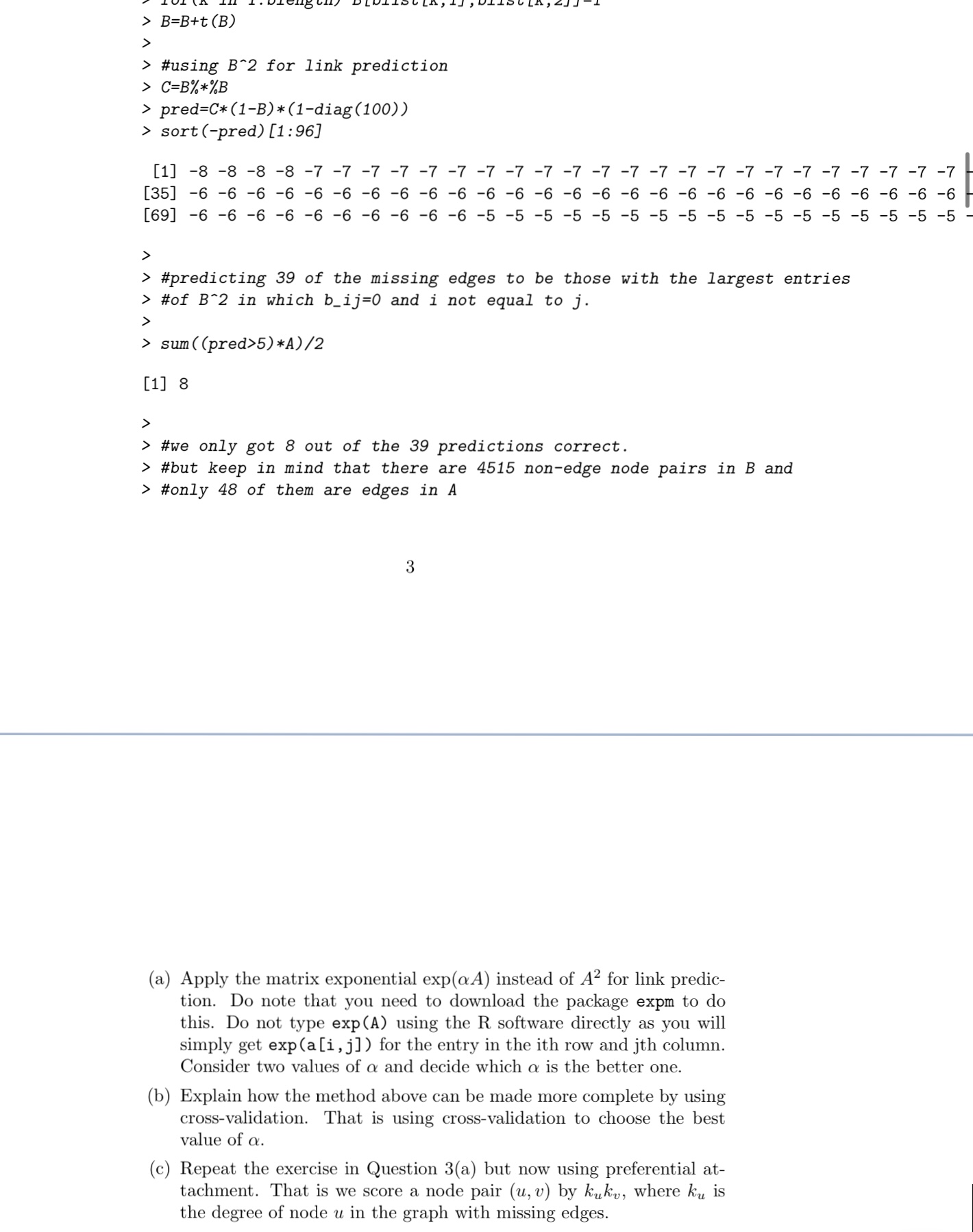Solved 3. The matrix exponential can be used in link | Chegg.com