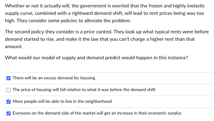 Solved Whether or not it actually will, the government is | Chegg.com