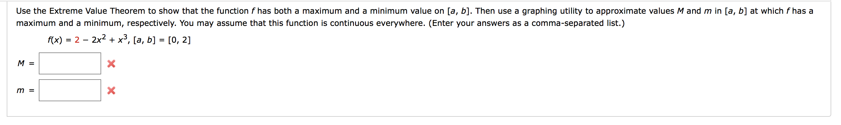 Solved Use the Extreme Value Theorem to show that the | Chegg.com