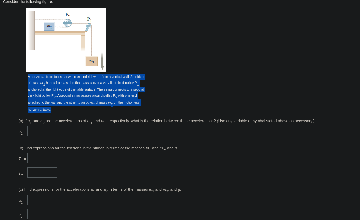 Solved A horizontal table top is shown to extend righward | Chegg.com