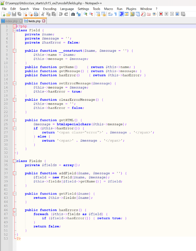 Solved In this exercise, you can modify and enhance the | Chegg.com