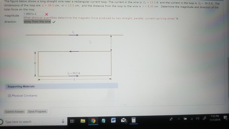 Solved the figure below shows a long straight wire near a | Chegg.com