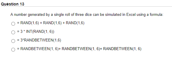 Solved Question 13 A number generated by a single roll of | Chegg.com