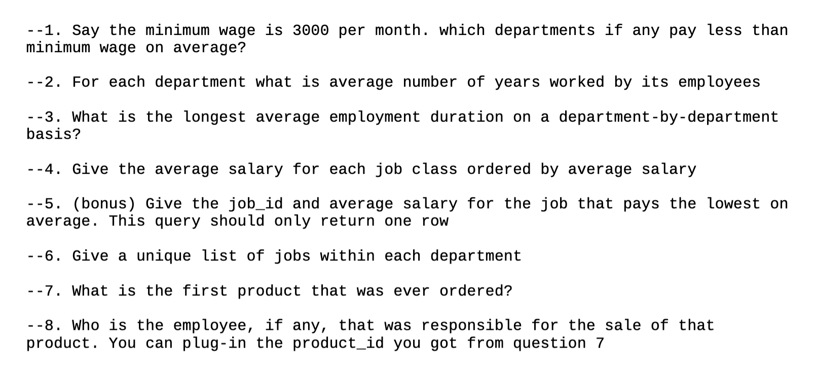Solved --1 . Say the minimum wage is 3000 per month. which | Chegg.com