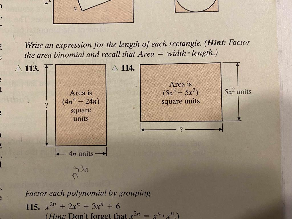 Solved x4 X 1 e Write an expression for the length of each | Chegg.com