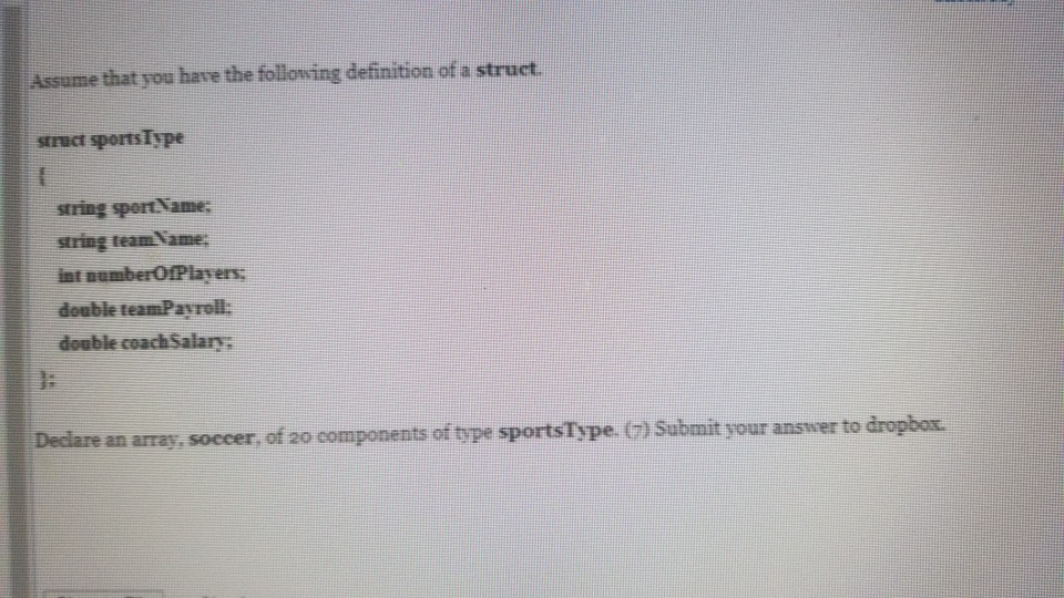 Solved Write A C Code To Initialize Each Component Of 8107