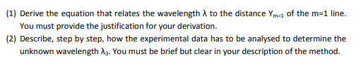 Solved Diffraction Grating Aim Diffraction grating is used | Chegg.com