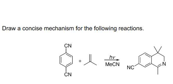 Solved Draw a concise mechanism for the following reactions. | Chegg.com