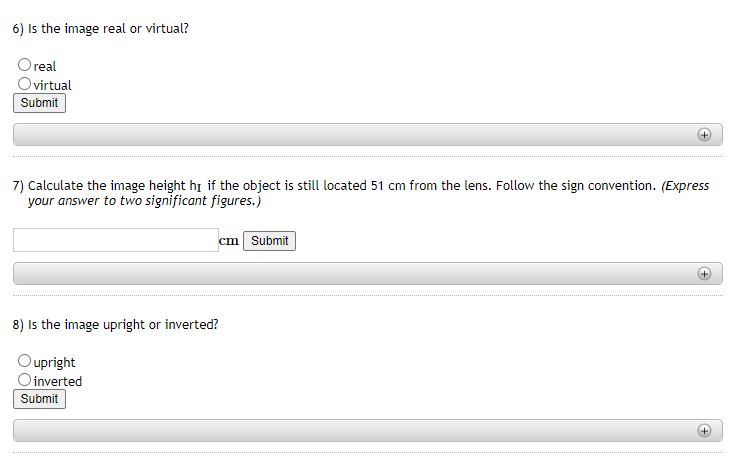 Solved A 10-cm-tall object is located in front of a | Chegg.com