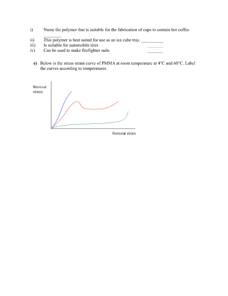 Solved Question 4 Most polymers are amorphous materials with | Chegg.com