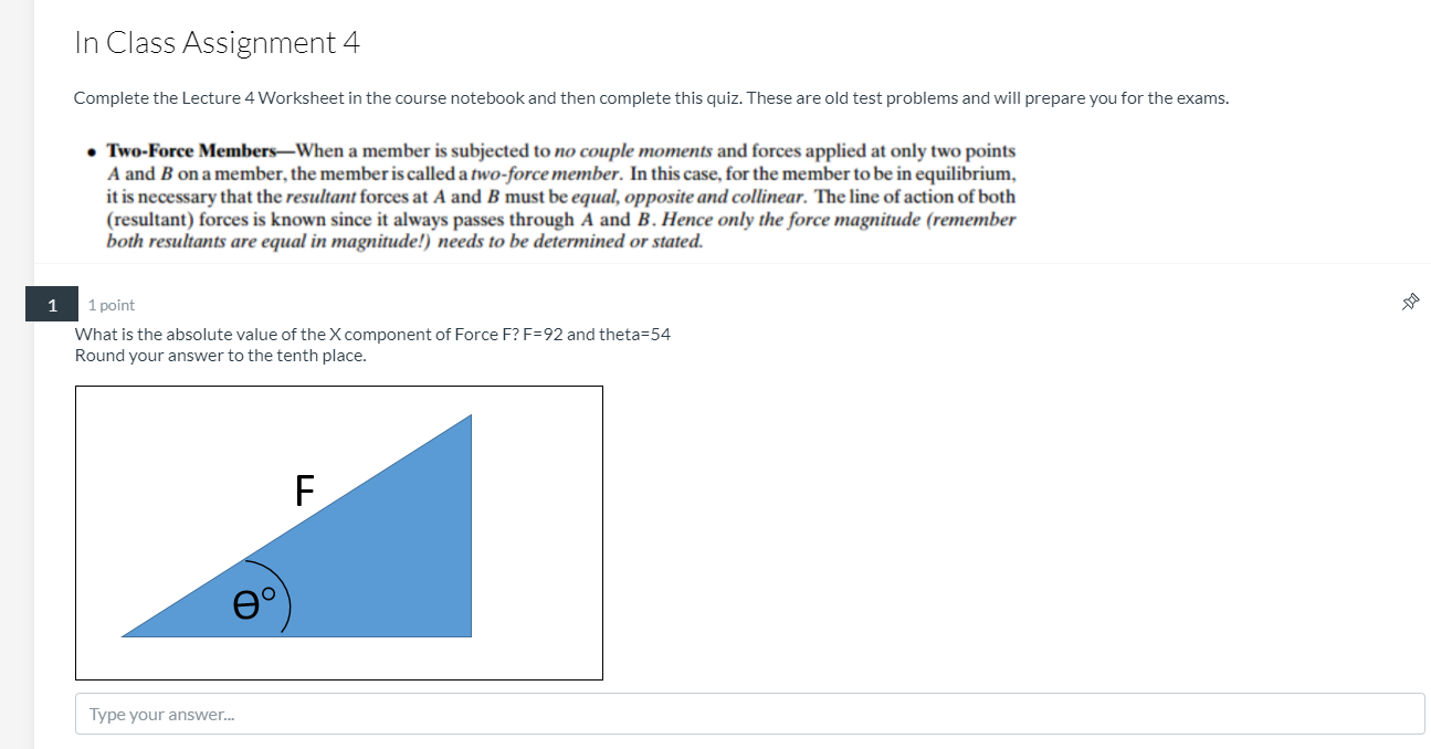Solved In Class Assignment 4 Complete the Lecture 4 | Chegg.com