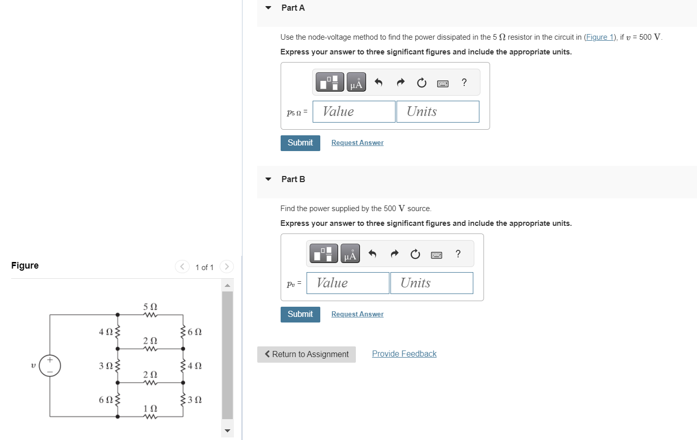 Solved Use the node-voltage method to find the power | Chegg.com