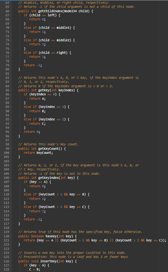 Solved In this lab, the Tree234 class is extended to support | Chegg.com