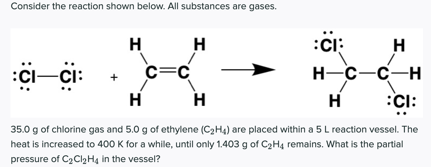 Solved Consider the reaction shown below. All substances are | Chegg.com
