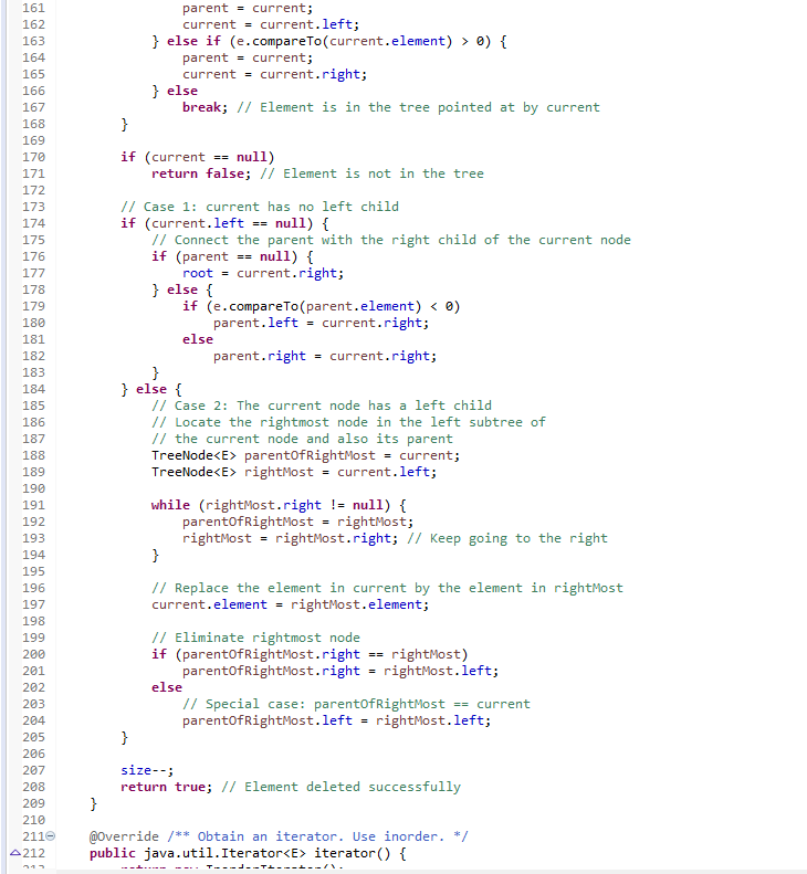 Solved Java Programming: Modify BST, giving it a new name: | Chegg.com