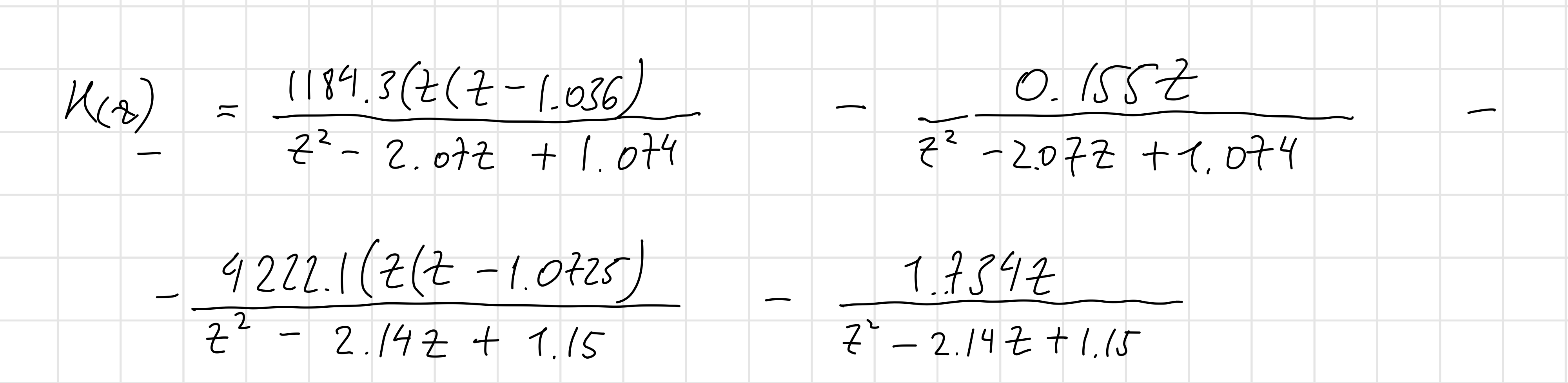 7. Convert the PFE form of H_() to direct rational | Chegg.com