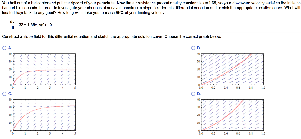 Solved You bail out of a helicopter and pull the ripcord of | Chegg.com