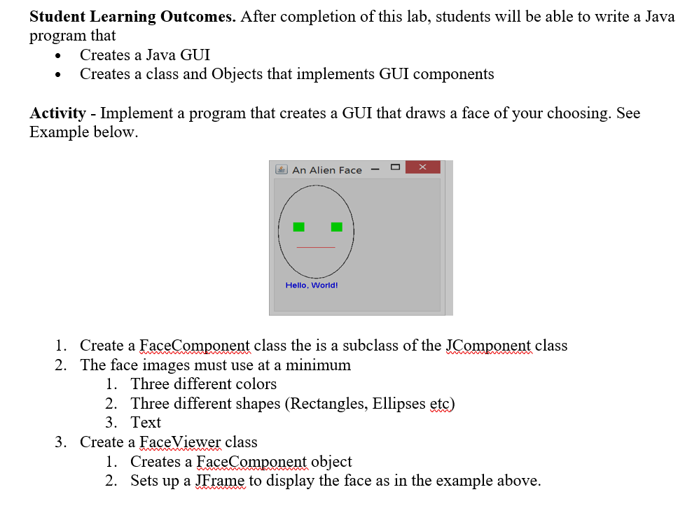Solved Student Learning Outcomes. After completion of this | Chegg.com