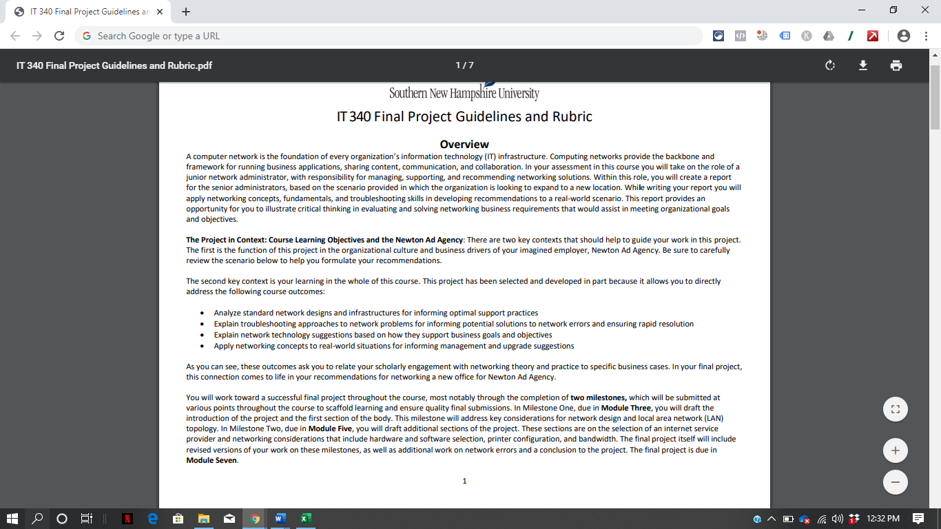 In this module, you will submit the final project for | Chegg.com