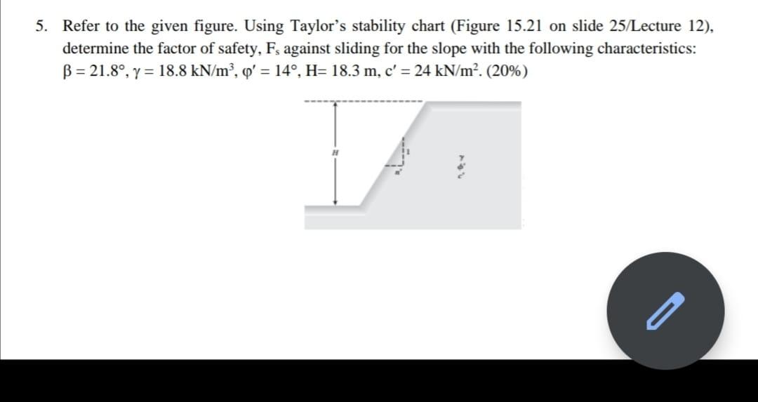 Solved 5. Refer to the given figure. Using Taylor's | Chegg.com