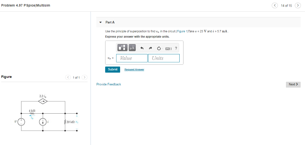 Solved Problem 4.97 PSpice Multisim 14 of 15 Part A Use the | Chegg.com Solved Problem 4.97 PSpice Multisim 14 of 15 Part A Use the | Chegg.com