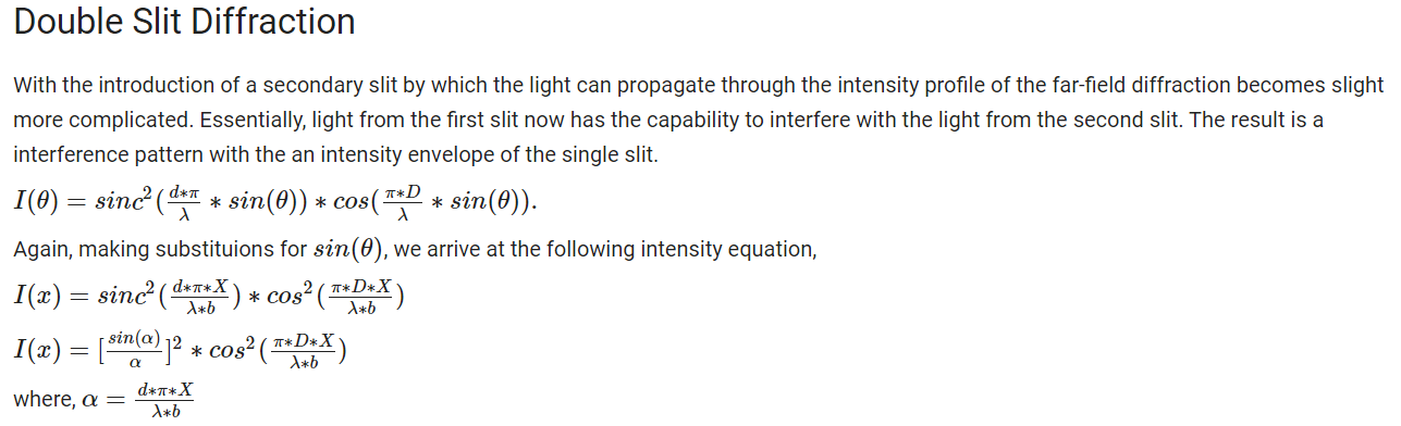 With the introduction of a secondary slit by which | Chegg.com
