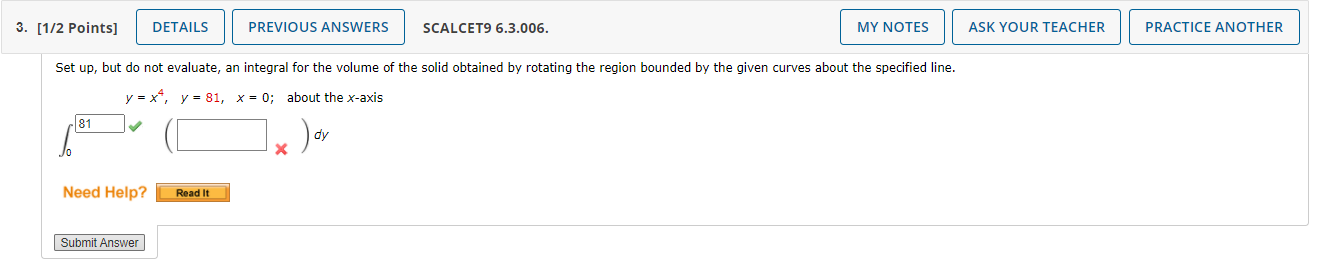 Solved Set up, but do not evaluate, an integral for the | Chegg.com