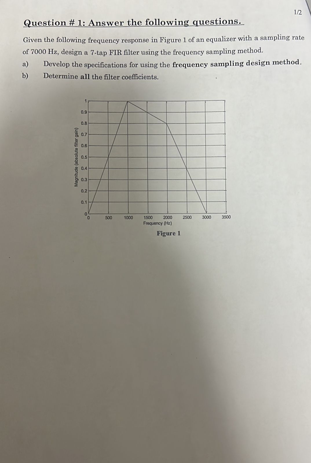 Solved Question \# 1: Answer the following questions. Given | Chegg.com