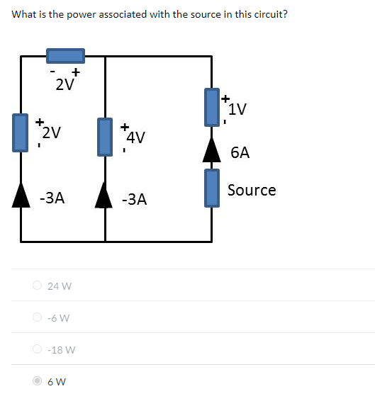 Solved What is the power associated with the source in this | Chegg.com