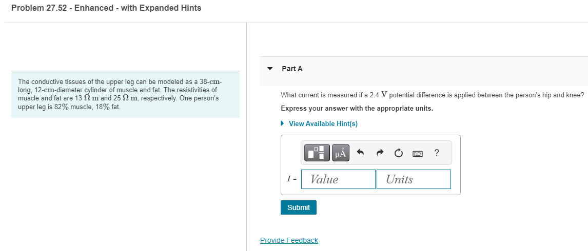Solved Problem 27.52 - ﻿Enhanced - ﻿with Expanded HintsThe | Chegg.com