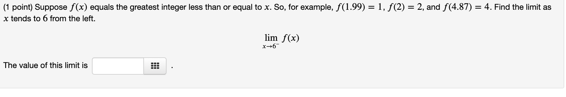 Solved (1 point) Suppose f(x) = { Ax3 4 – Ax if x