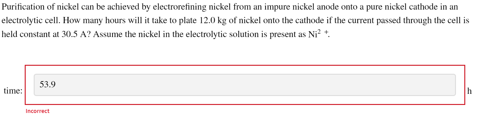 Solved Purification of nickel can be achieved by | Chegg.com