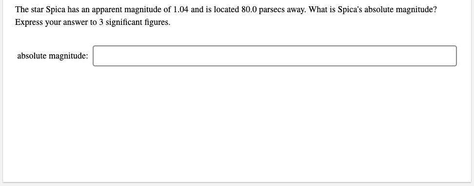 Solved What is the parallax in arcseconds of a star that is | Chegg.com