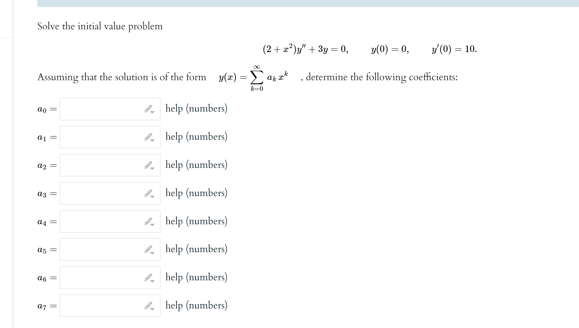 Solved Solve the initial value problem | Chegg.com