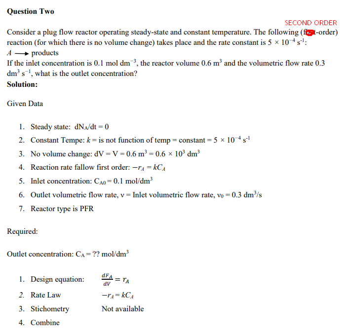 Solved second order ! , please don't use any AI to answer ! | Chegg.com