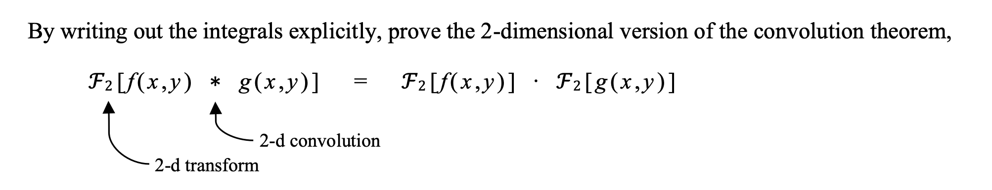 Solved By writing out the integrals explicitly, prove the | Chegg.com